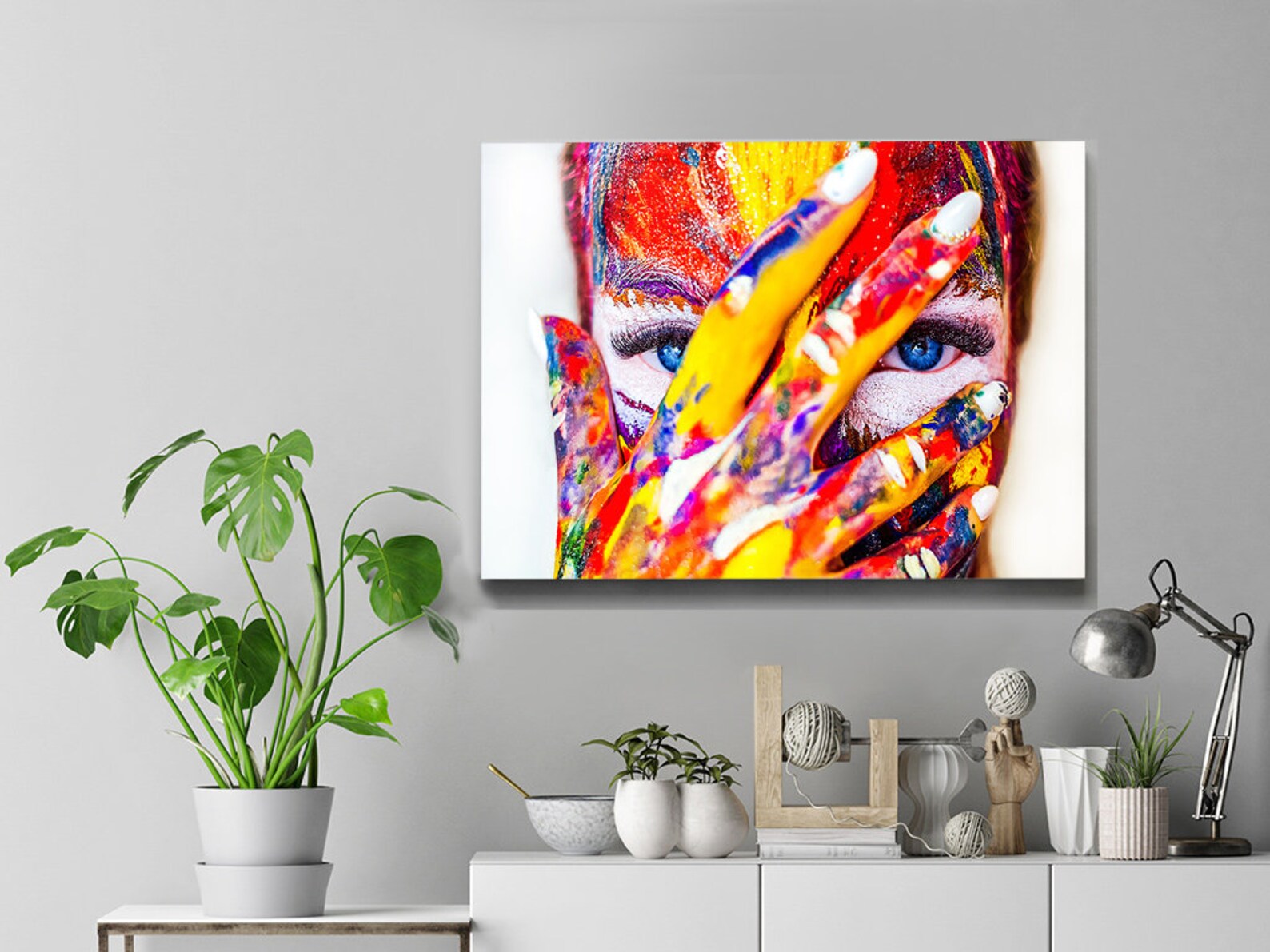 African Woman Glass Wall Art / African Woman Glass Print / | Etsy