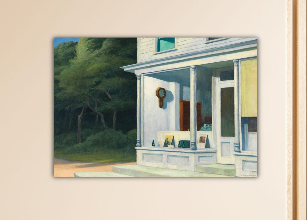 Edward Hopper Seven AM (7.00 AM) Paint Edward Hopper Poster Abstract ...