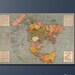 Flat Earth Map Polar Azimuthal Equidistant Projection 1943 WWII Wall ...