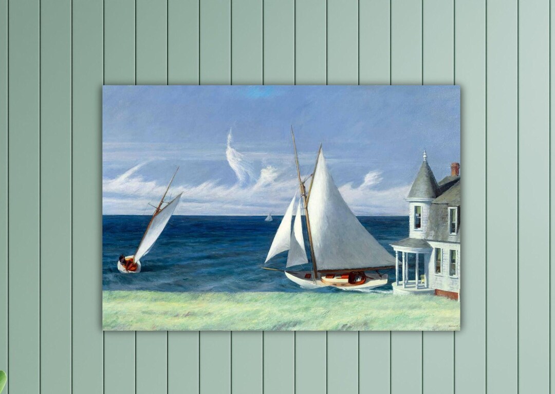 Edward Hopper the Lee Shore Painting Hopper Poster Abstract Artworks ...