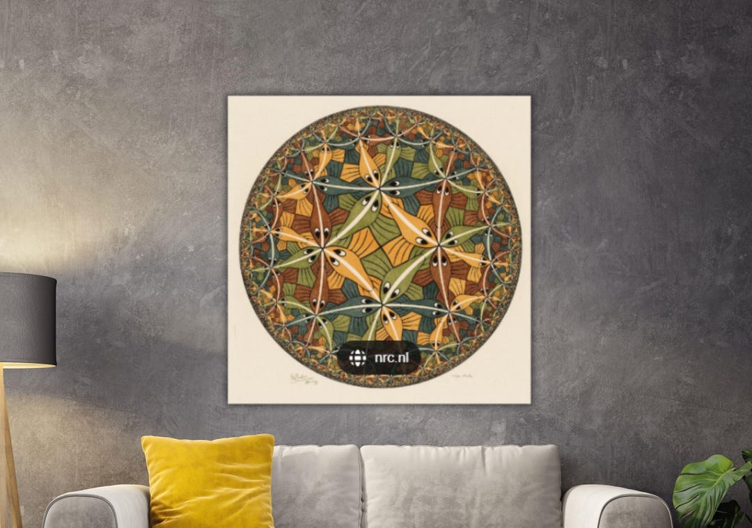Maurits Cornelis Escher Circle Limit III 1959 Poster M C Escher Canvas ...