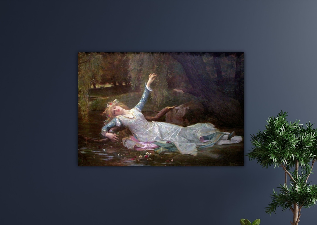 Alexandre Cabanel - Ophelia 1883 Wall Art Cabanel Printing Cabanel ...