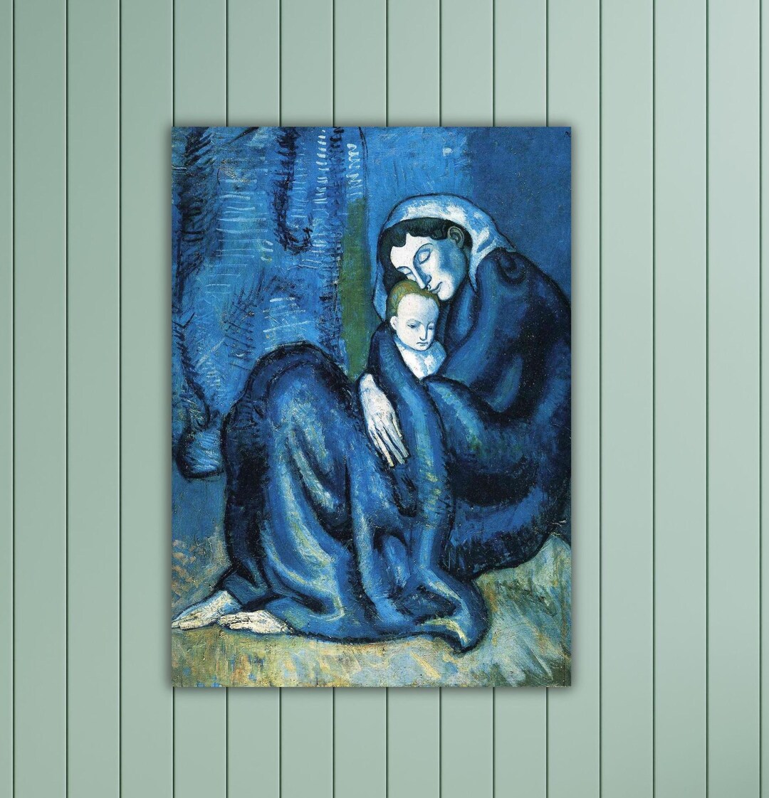 Picasso Pablo Mother and Child 1902 Canvas Art Pablo Picasso Painting ...