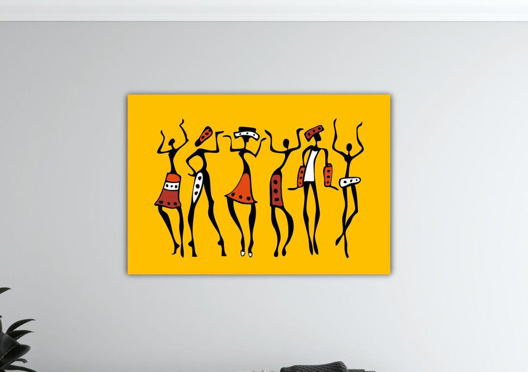 Dance of African Poster African Girl Wall Art African Music Wall Decor ...