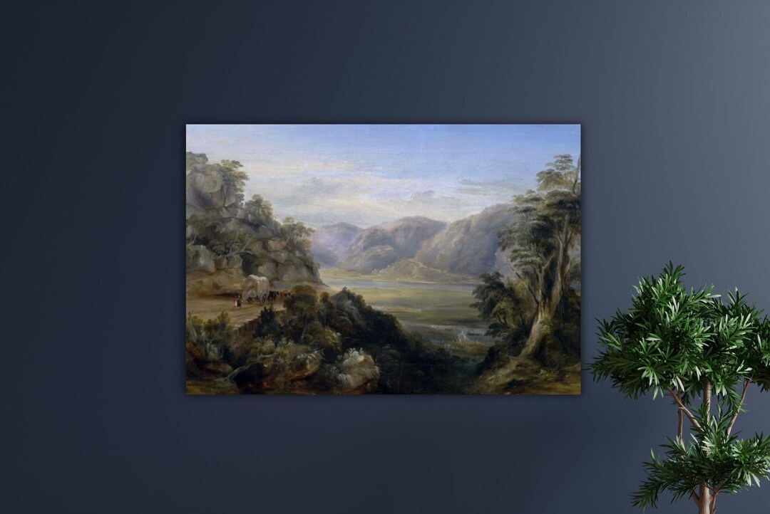 Conrad Martens Wiseman’s Ferry in 1838 Canvas Martens Wall Art Modern ...