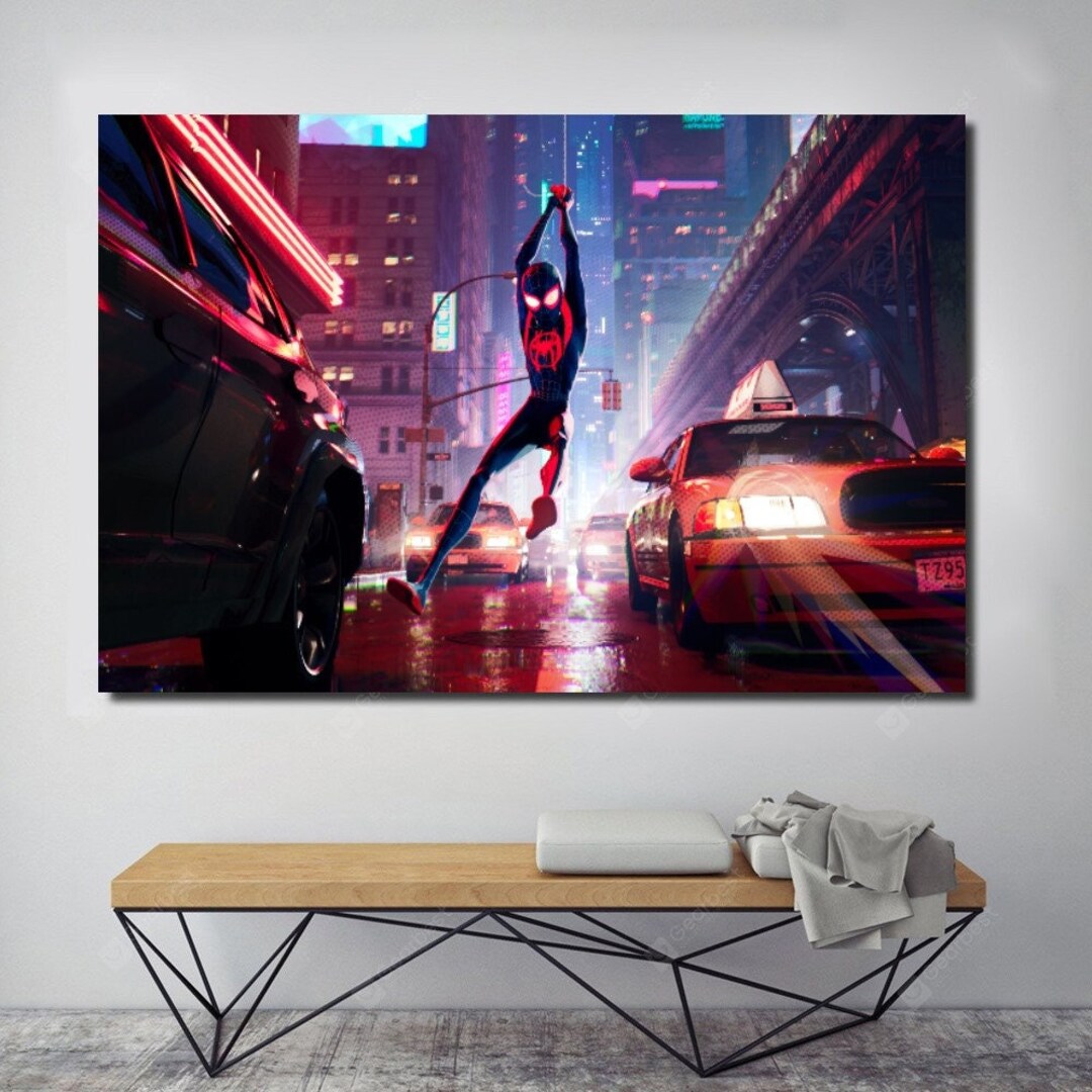Spider-man Canvas Print Art Spider-man Poster Spider-man Canvas Wall ...