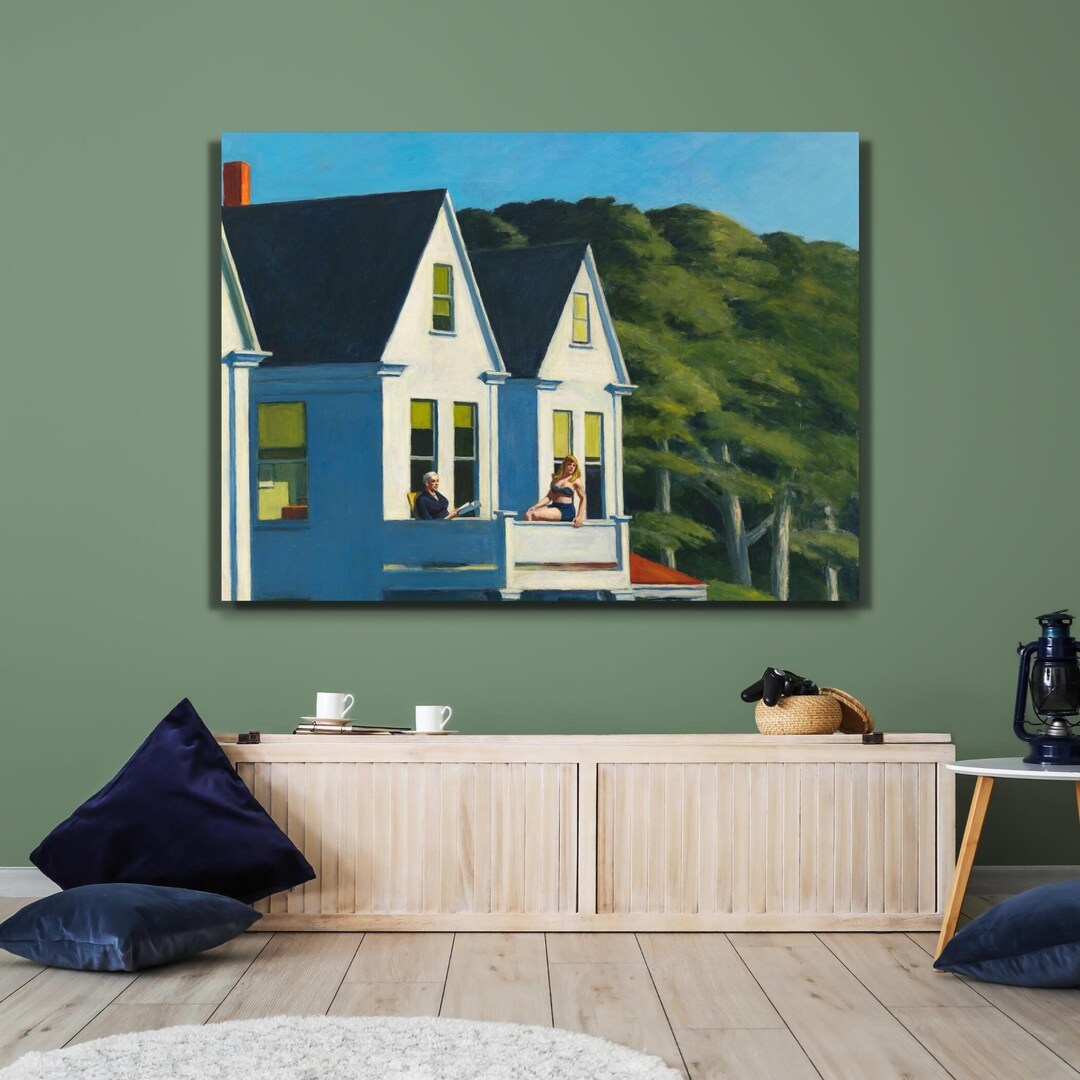 Edward Hopper Painting on Canvas Print Art/edward Hopper Poster Canvas ...