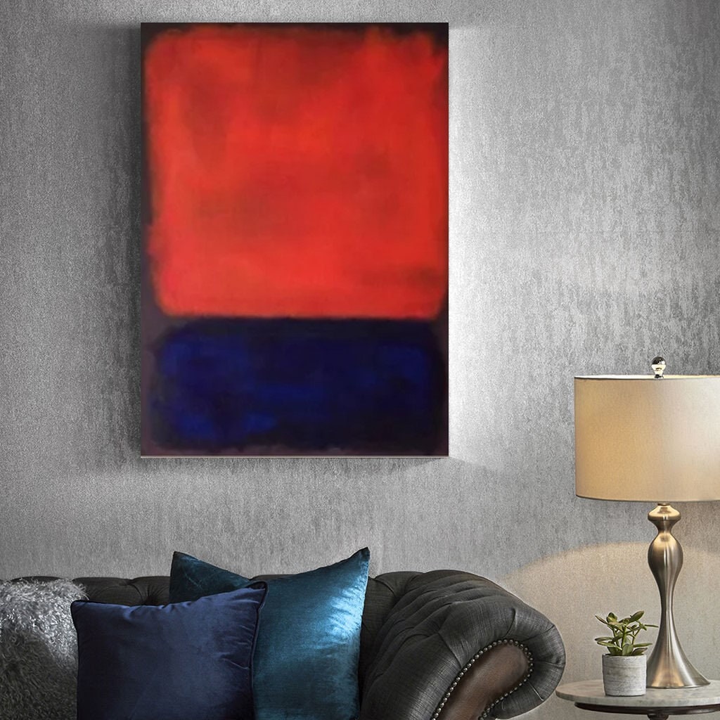 Mark Rothko Painting Canvas Wall Art/extra Large Canvas Poster Print ...