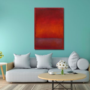 Mark Rothko Painting Canvas Wall Art/extra Large Canvas Poster Print ...