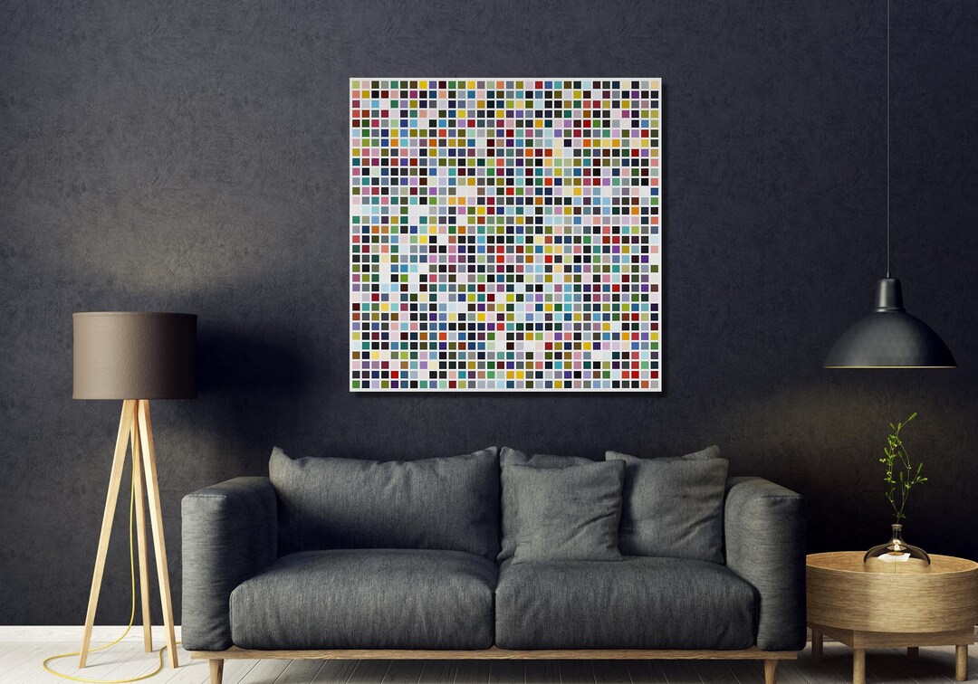 Gerhard Richter 1024 Colours Canvas Wall Art/gerhard Richter Painting ...
