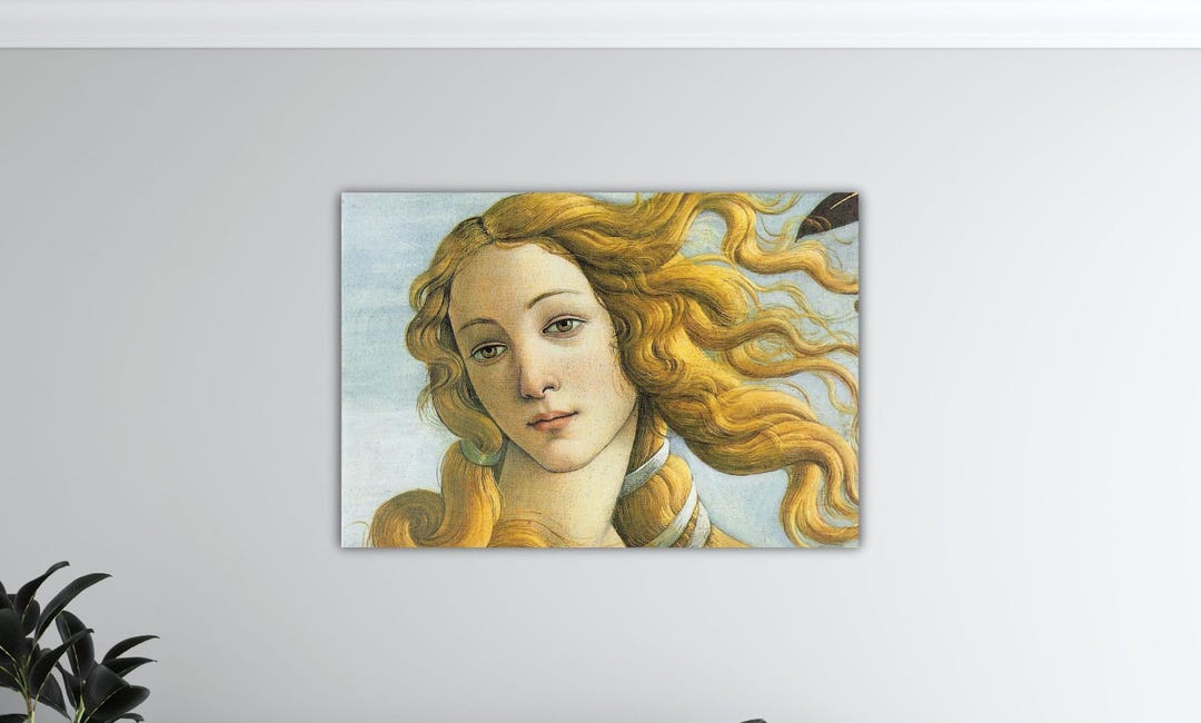 Sandro Botticelli Closeup Birth of Venus Canvas Italian Renaissance ...