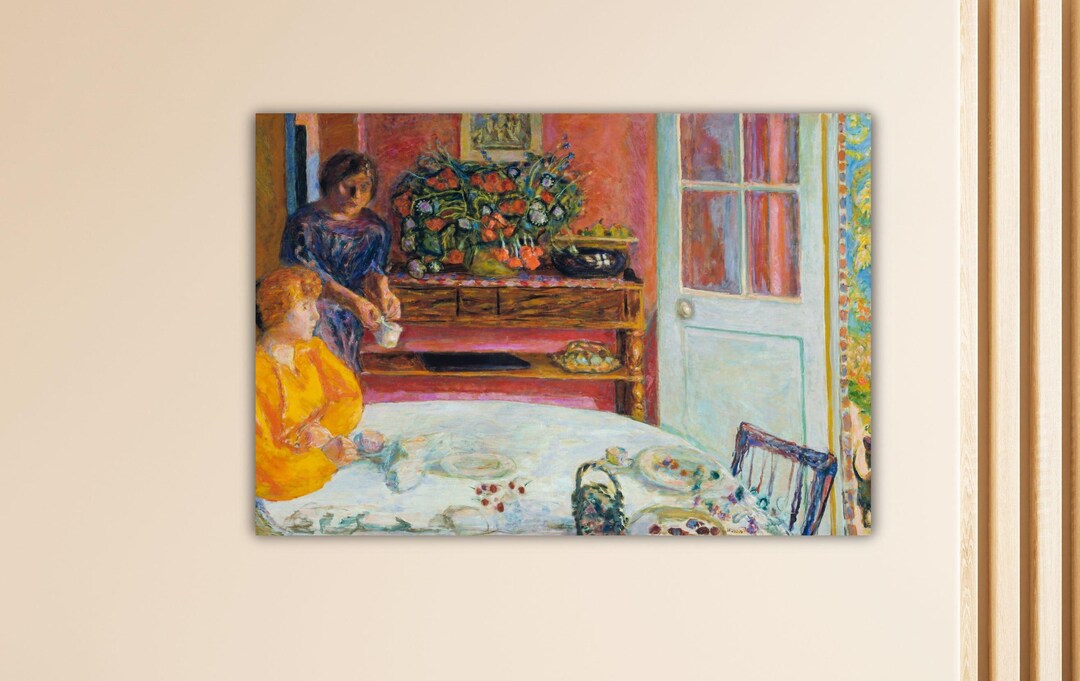 Pierre Bonnard the Dining Room Vernonnet (1916) Poster Bonnard Wall Art ...