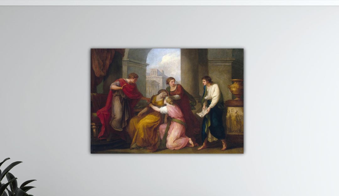 Angelica Kauffmann Virgil Reading the Aeneid to Augustus and Octavia ...