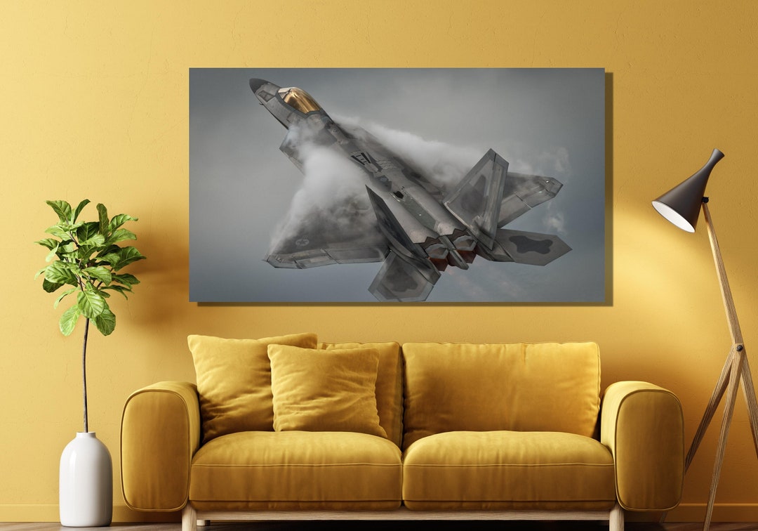 Fighter Jet Canvas Poster Print Arts /fighter Jet Canvas Wall Art ...