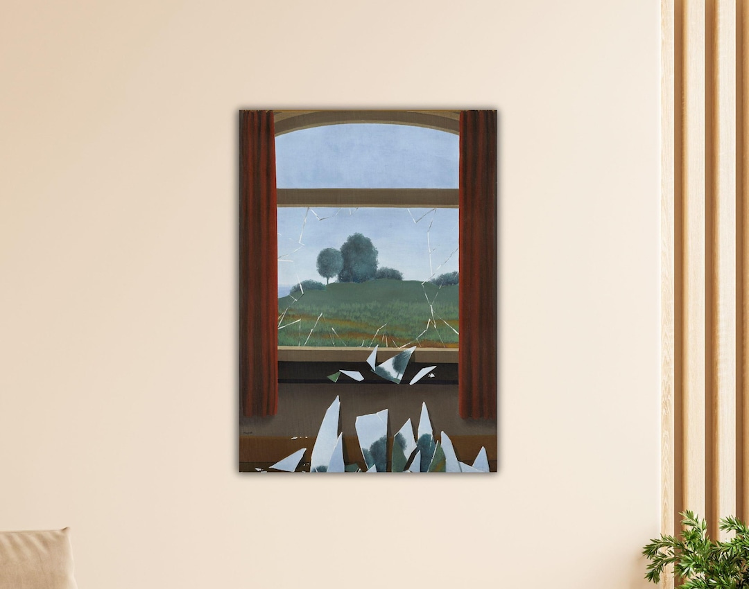 Rene Magritte the Key to the Fields Wall Art Famoust Printing Magritte Canvas Rene Magritte ...