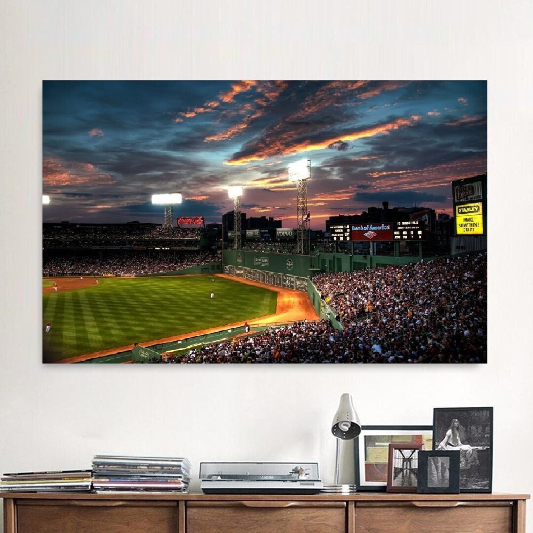 Fenway Park Boston Massachusetts Canvas Wall Art/fenway Park Poster ...