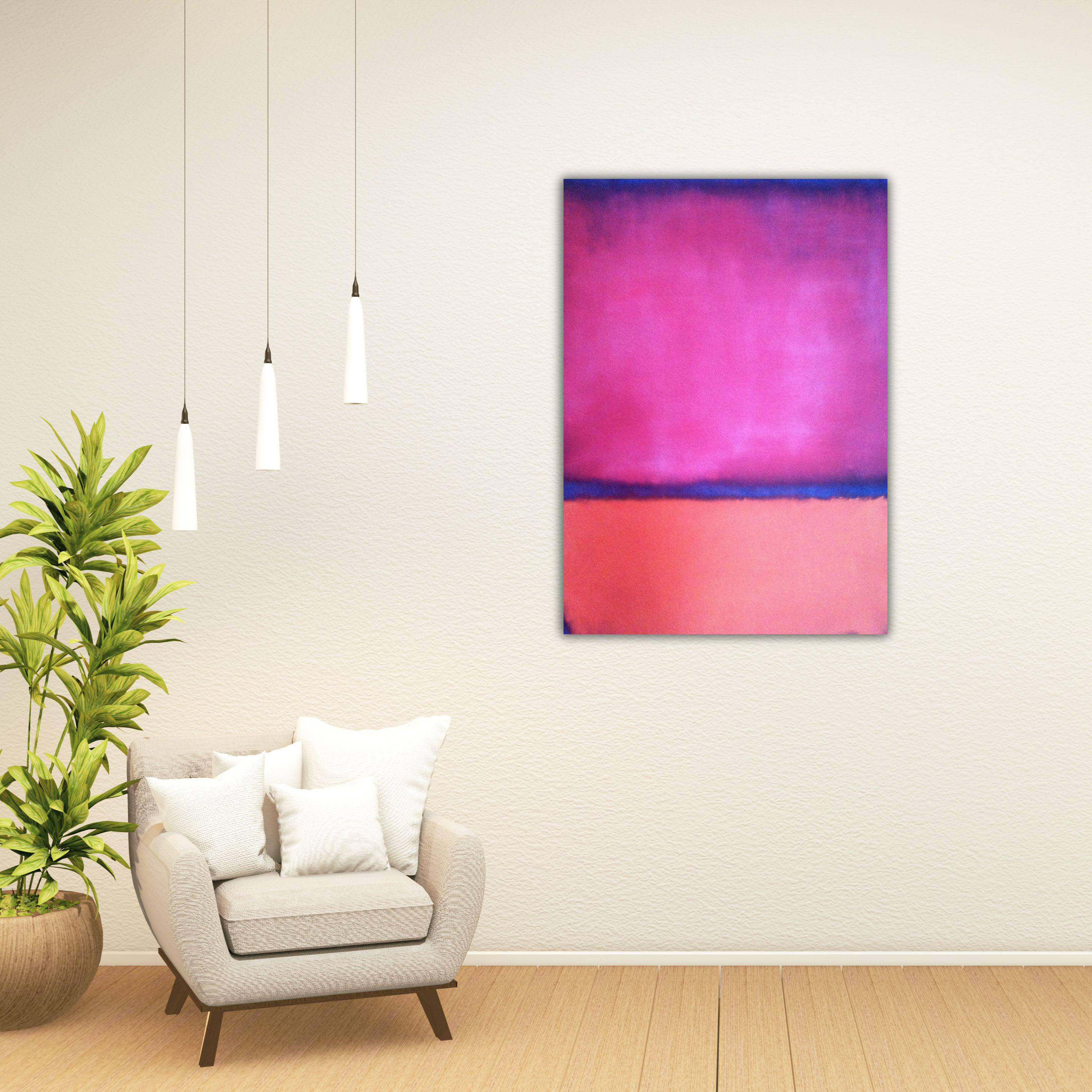 Mark Rothko Pink and Blue Wall Art Rothko Canvas Mark Rothko ...