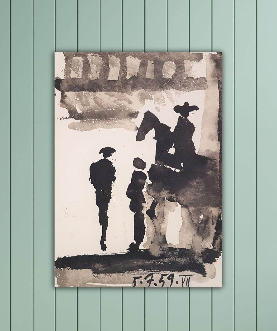 Pablo Picasso Toros Y Toreros Paint Modern Wall Art Picasso Wall Decor ...