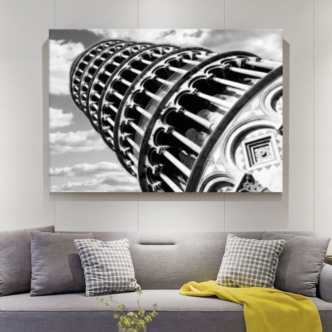 Leaning Tower of Pisa 2 Wall Art/famous Places in Countries Canvas ...