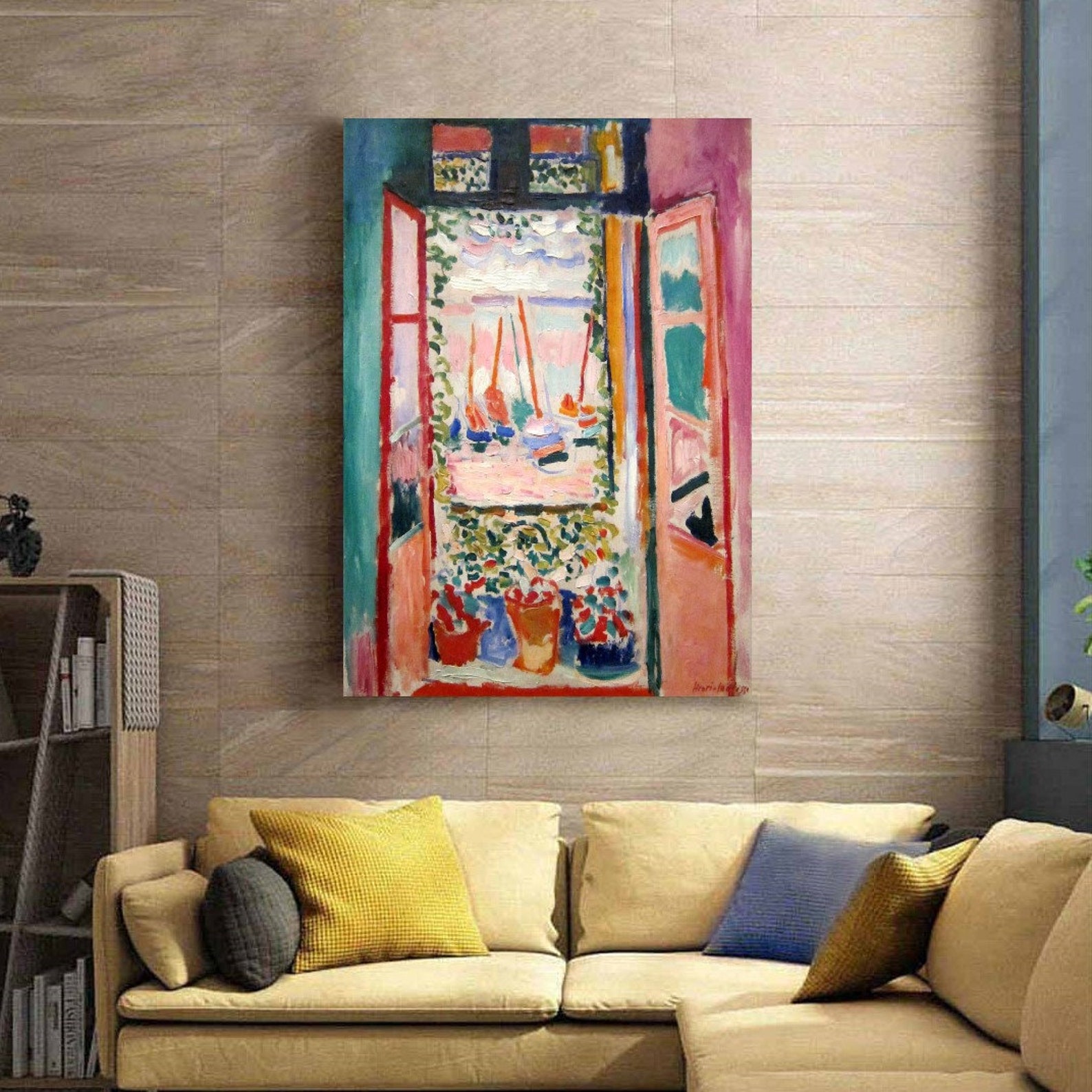 Henri Matisse the Open Window Canvas Wall Art / Henri Matisse Print ...