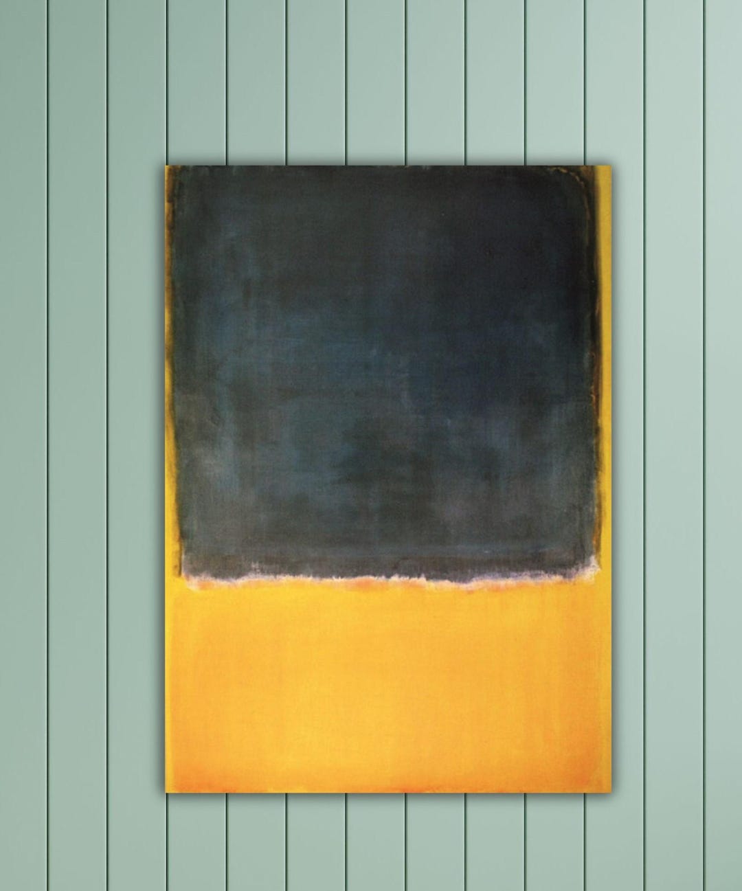 Mark Rothko Rothko Black Yellow Wall Art Rothko Canvas Art Mark Rothko ...