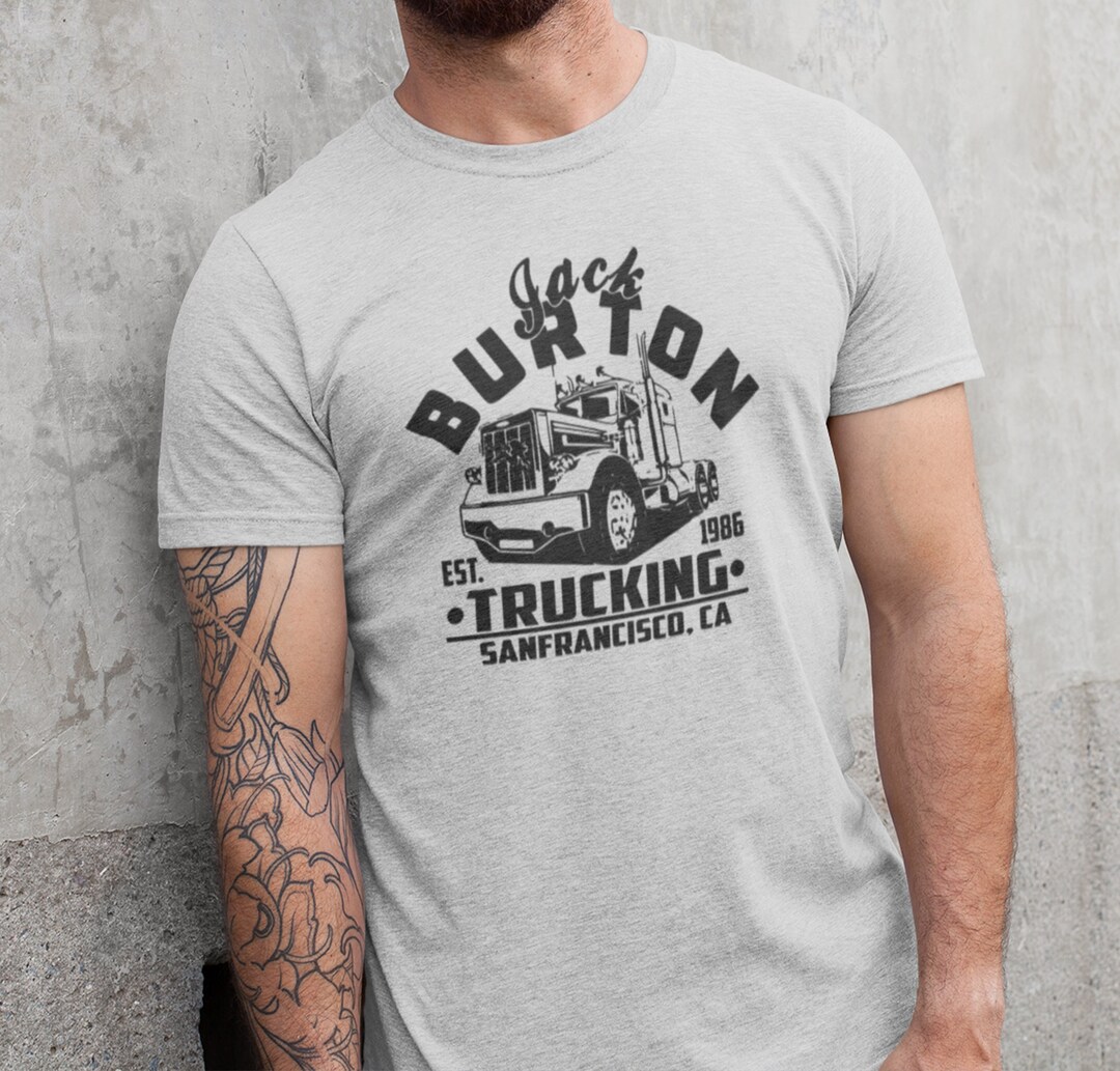 Jack Burton T-shirt Big Trouble in Little China Jack Burton Trucking ...