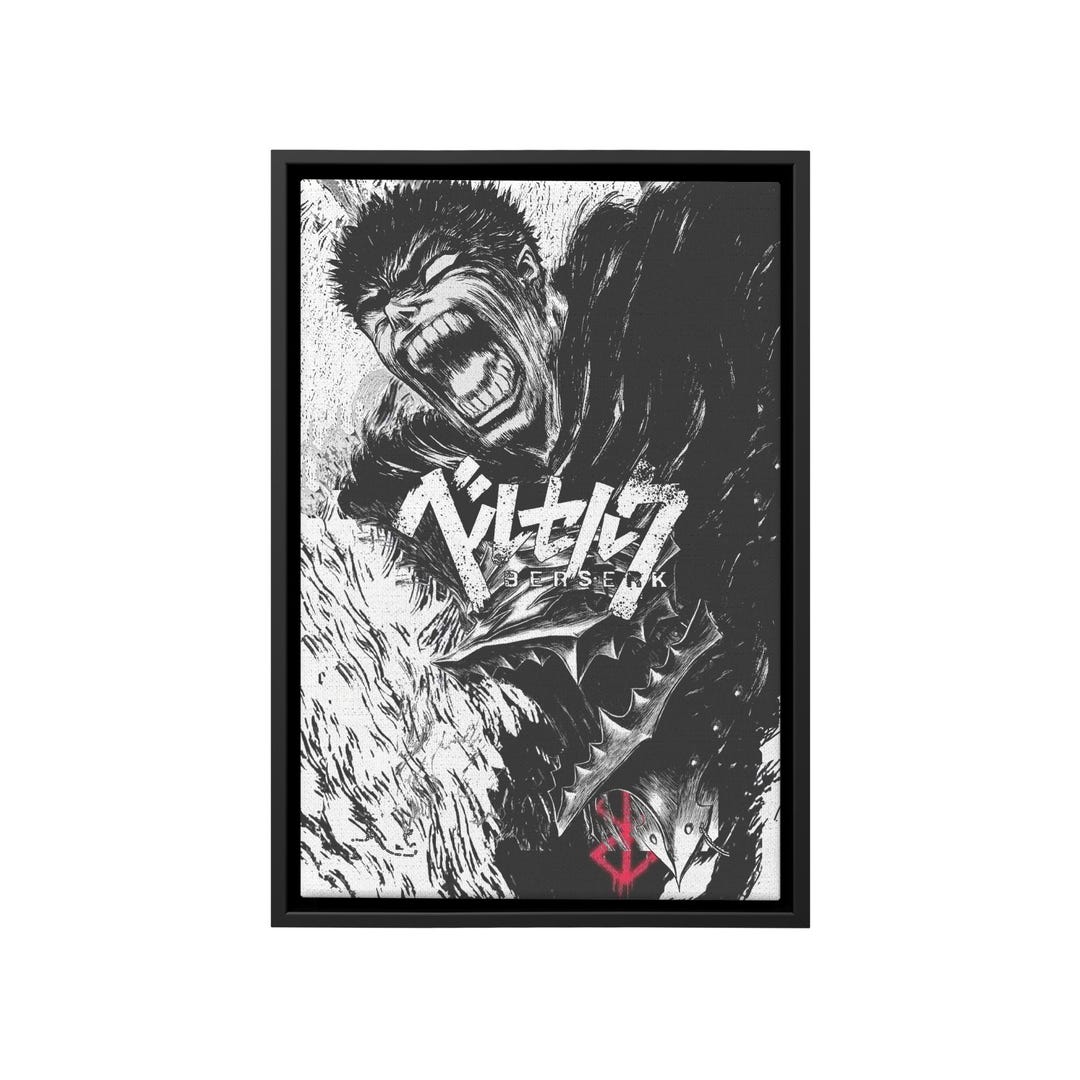 Berserk Canvas Art Guts Griffith Canvas Print Framed Canvas Anime Art ...