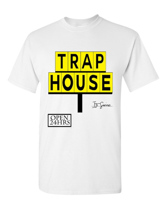 Trap House T-shirt Hip Hop Novelty Trendy Tee - Etsy