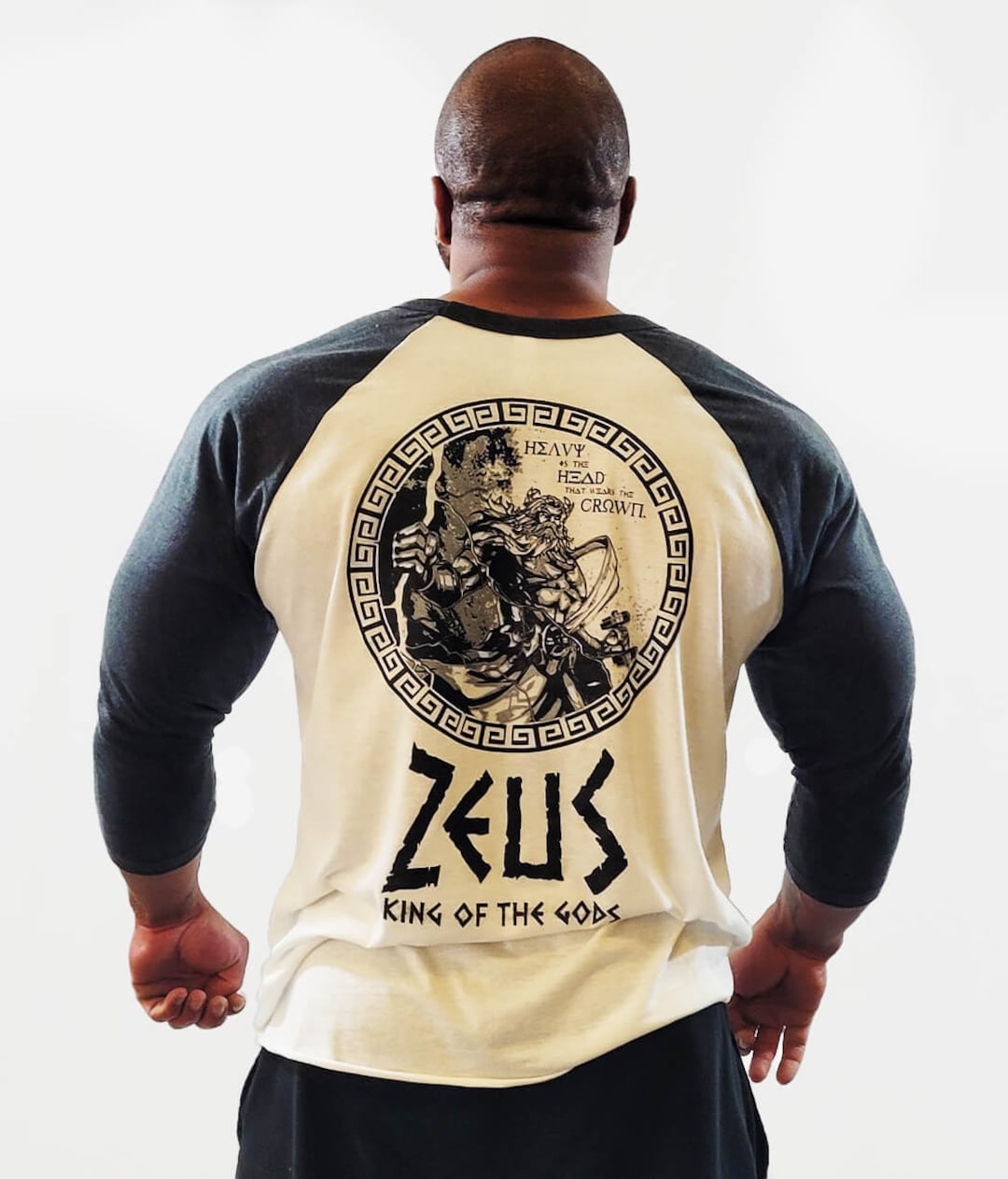 Iron Gods Zeus Raglan, Workout T-shirt, Gym Apparel - Etsy