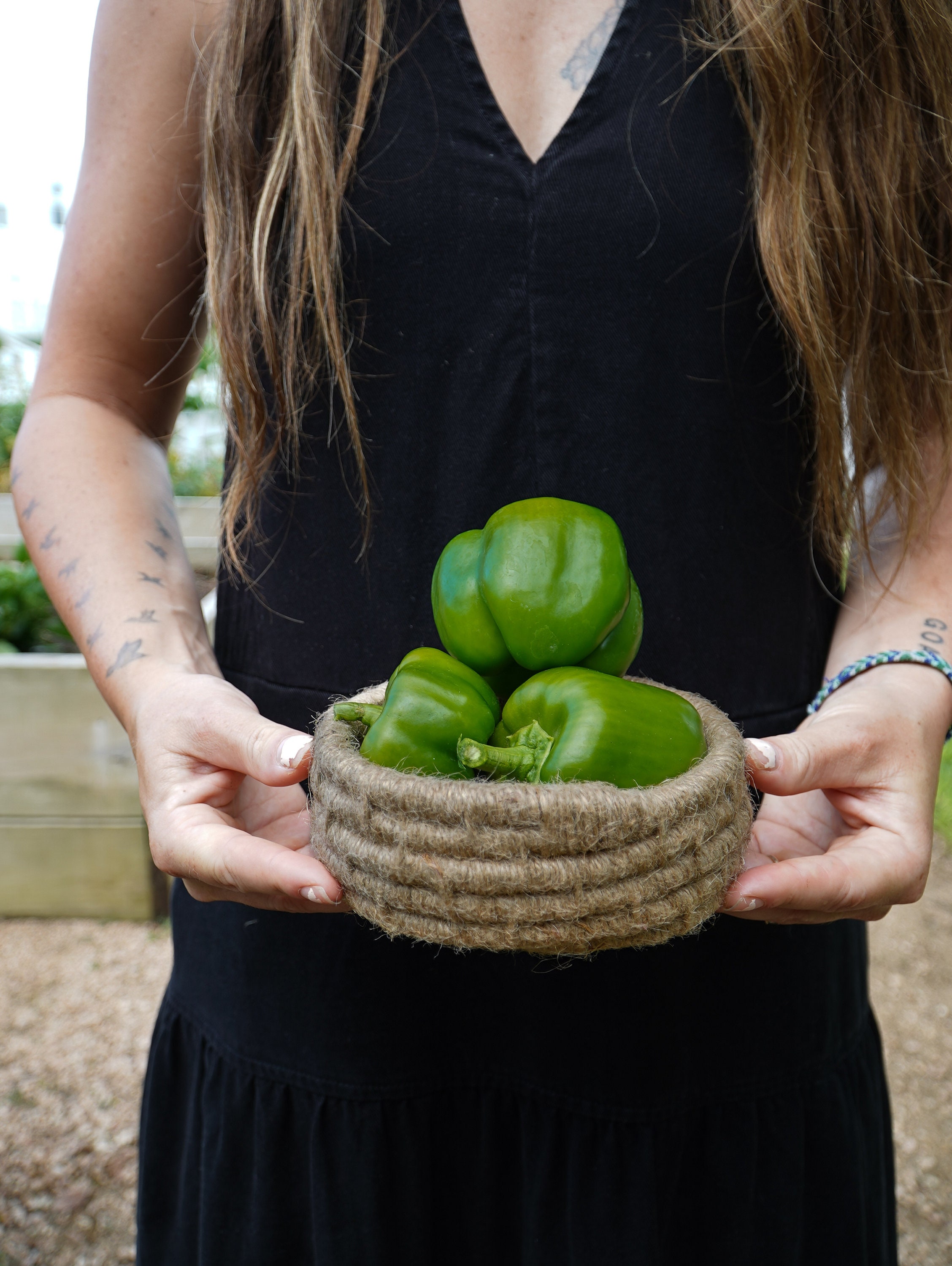 Handwoven Mini Garden Basket Mini Produce Baskets Mini Baskets ...