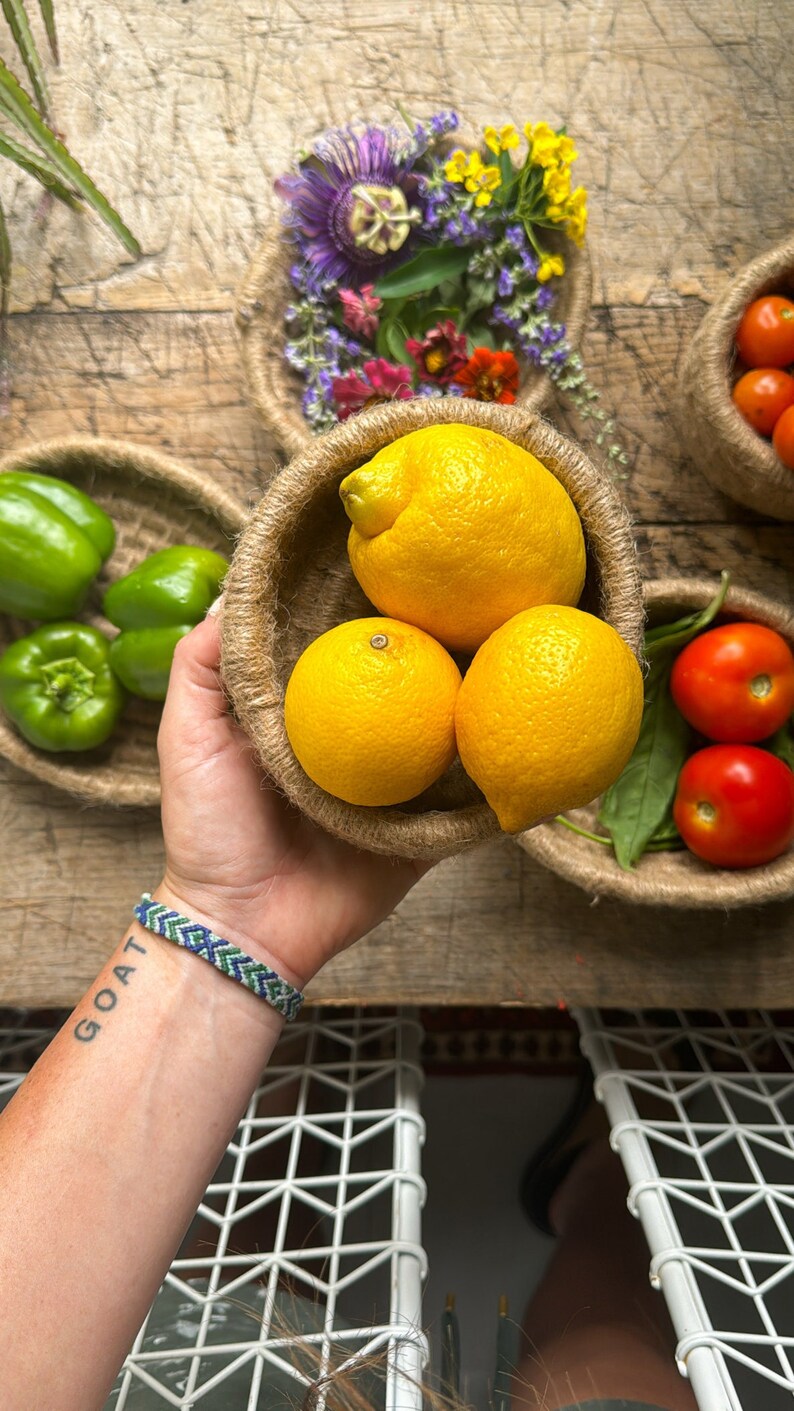 Handwoven Mini Garden Basket Mini Produce Baskets Mini Baskets ...