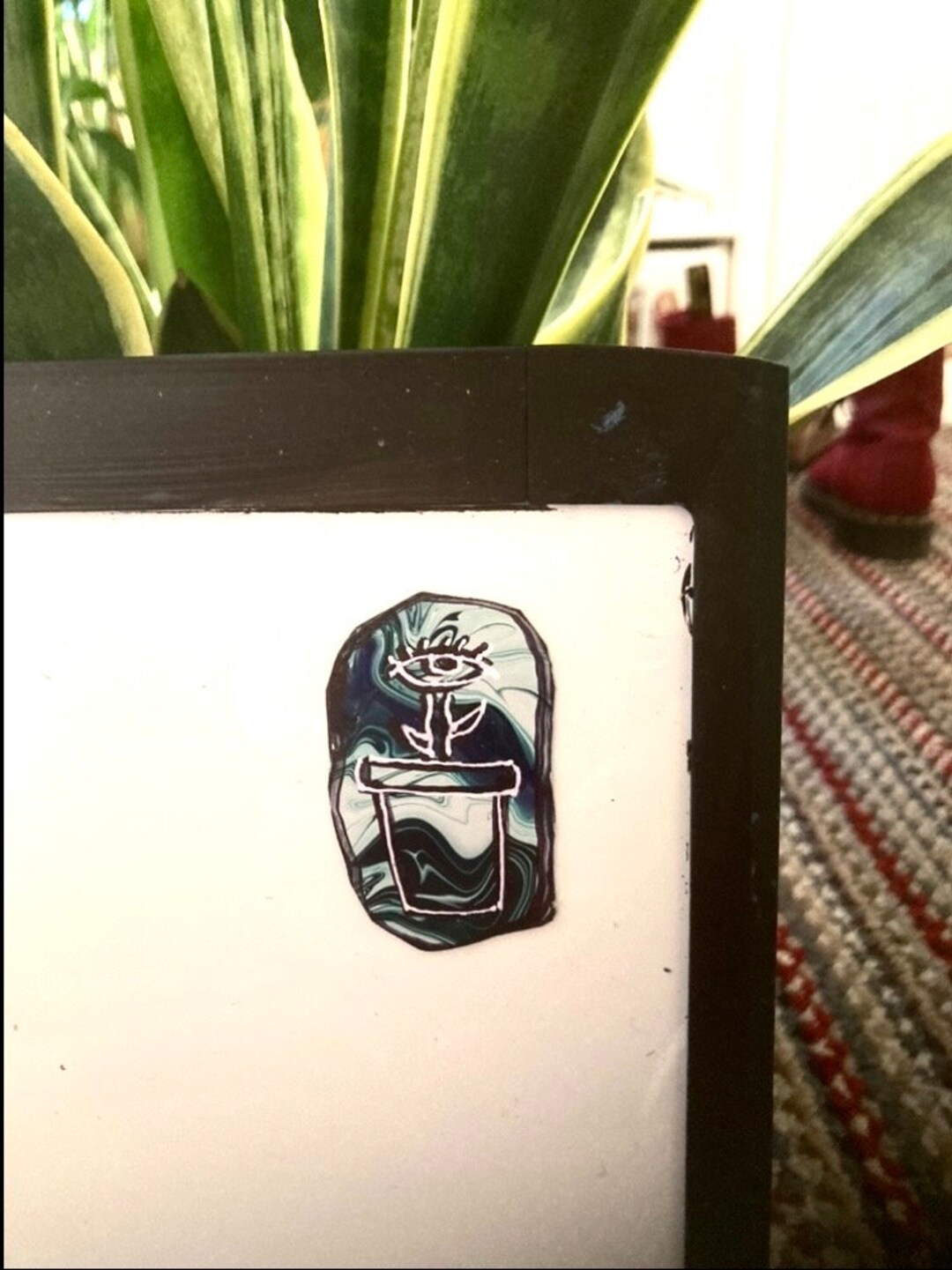 Hand-painted Magnet: the Plant - Etsy