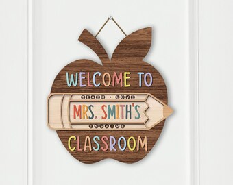 Teacher Class Room Sign - Etsy