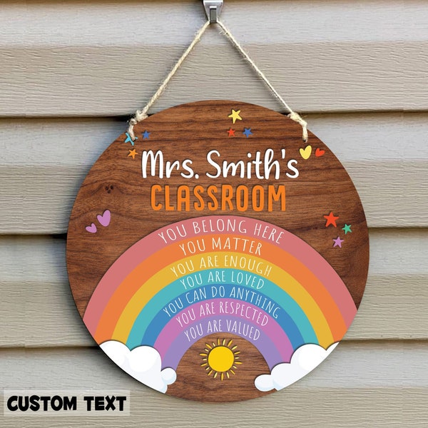 Classroom Door Sign - Etsy