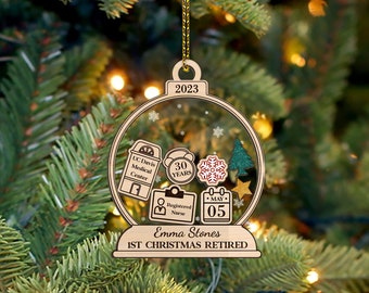 Custom Military Ornament, Military Christmas Gift, Deployment Gift ...