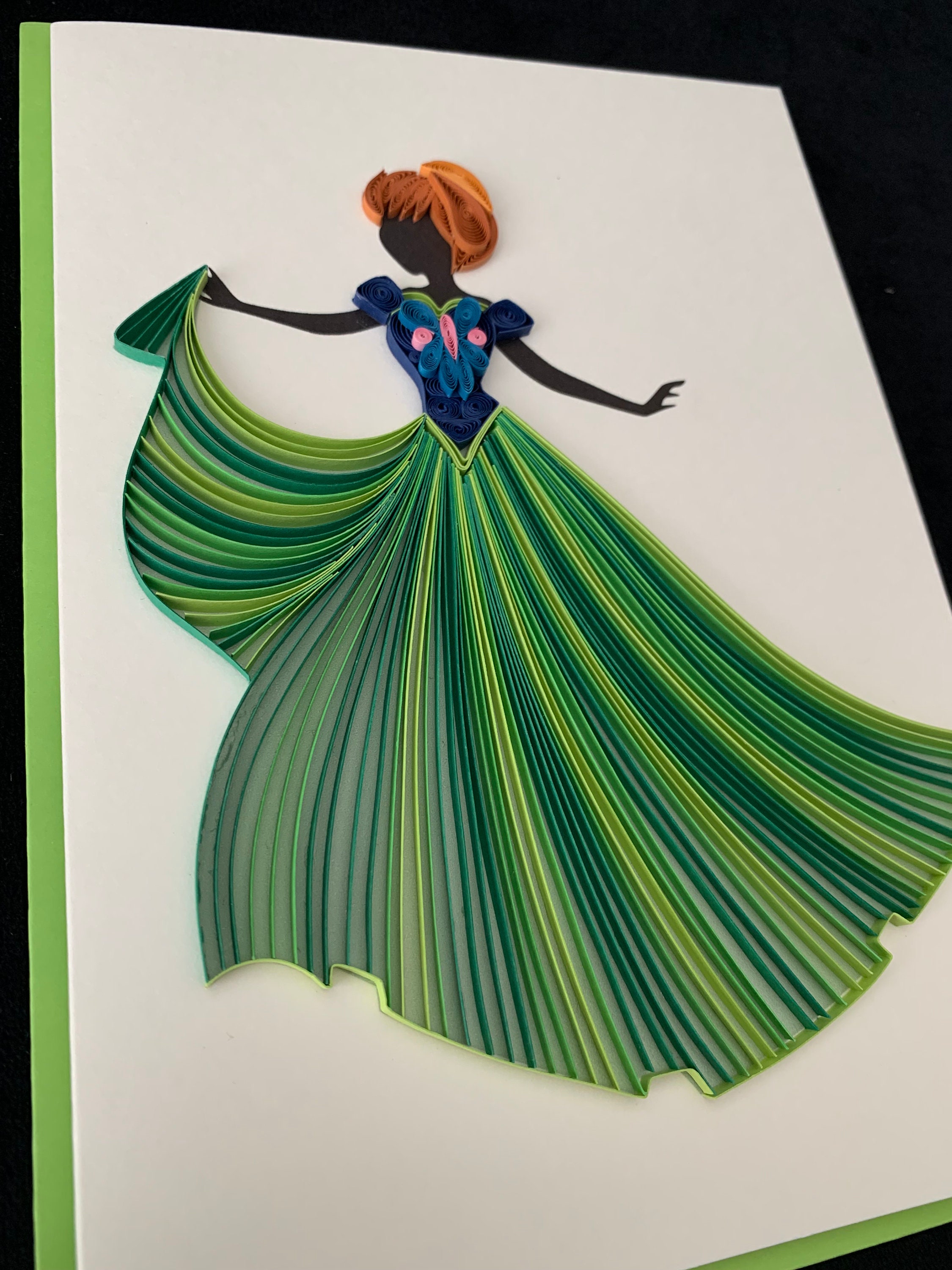 Handmade Quilling Card Quilling Card 3d Card Quill Card - Etsy