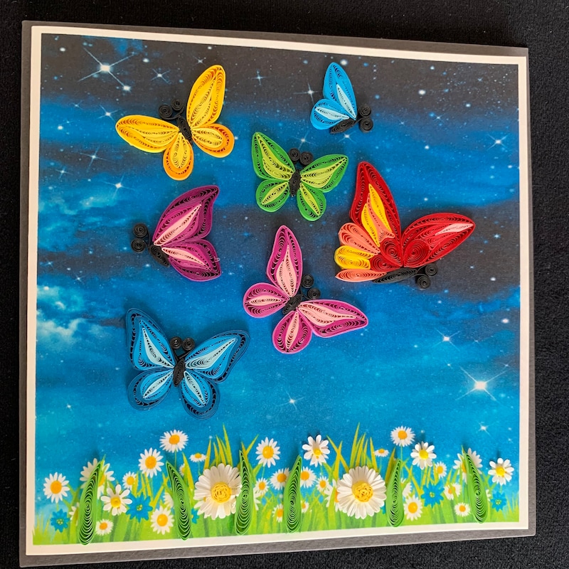 Quilling Butterfly - Etsy