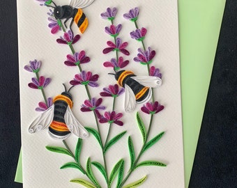 Quilling Bee Cards - Etsy