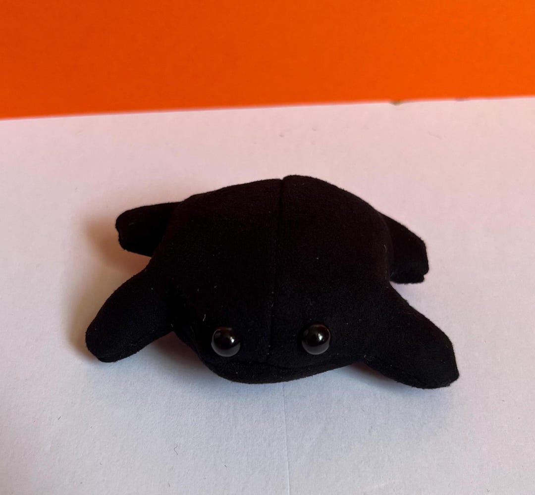 Goth Frog Plush - Etsy