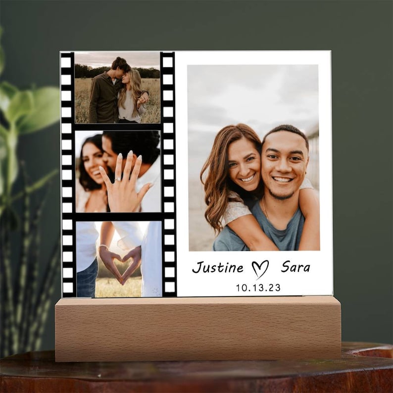 Couple Memory Film Photo Collage, Memory Film Photo Collage, Deskphoto ...