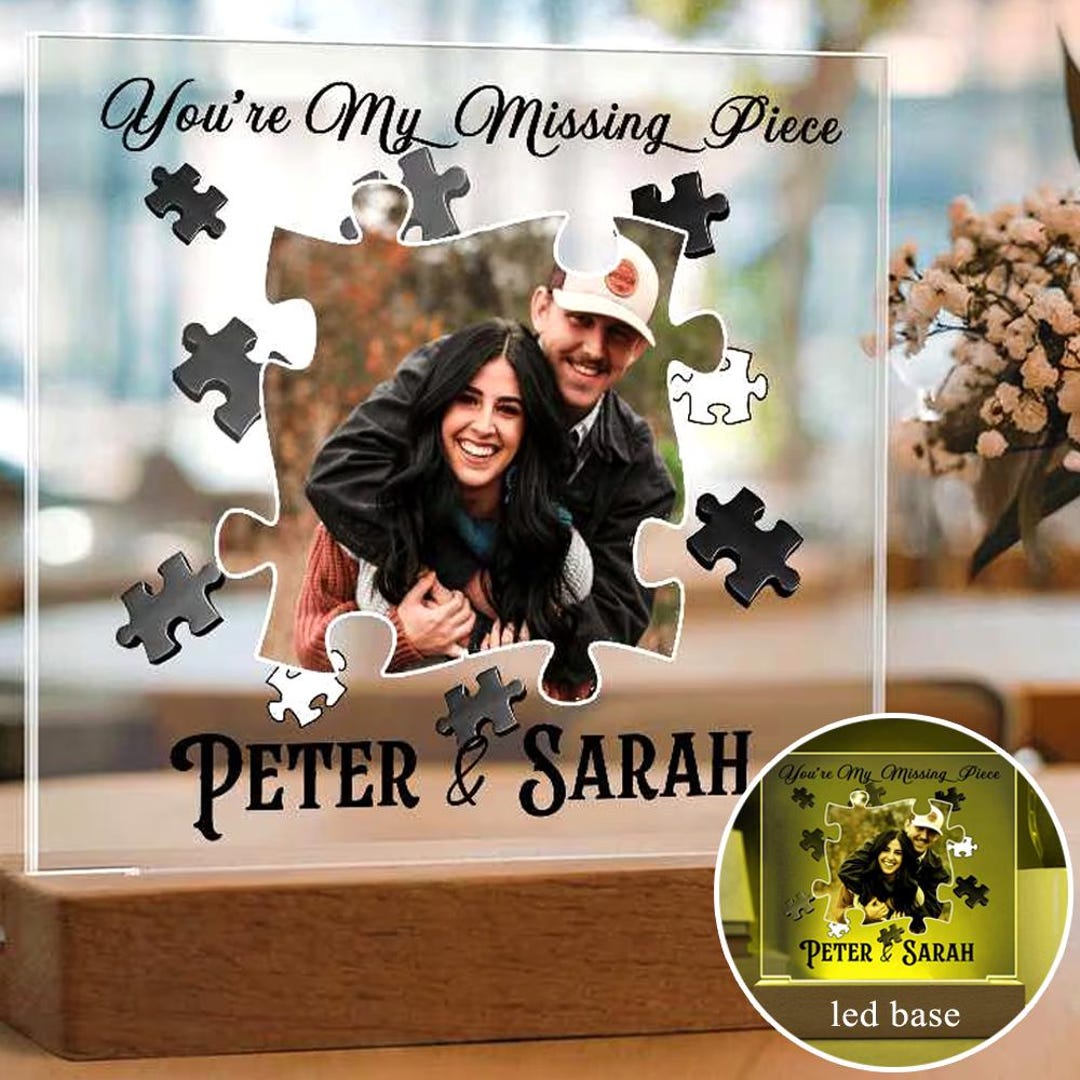 You're My Missing Piece Gifts for Boyfriend, My Missing Piece Sign ...