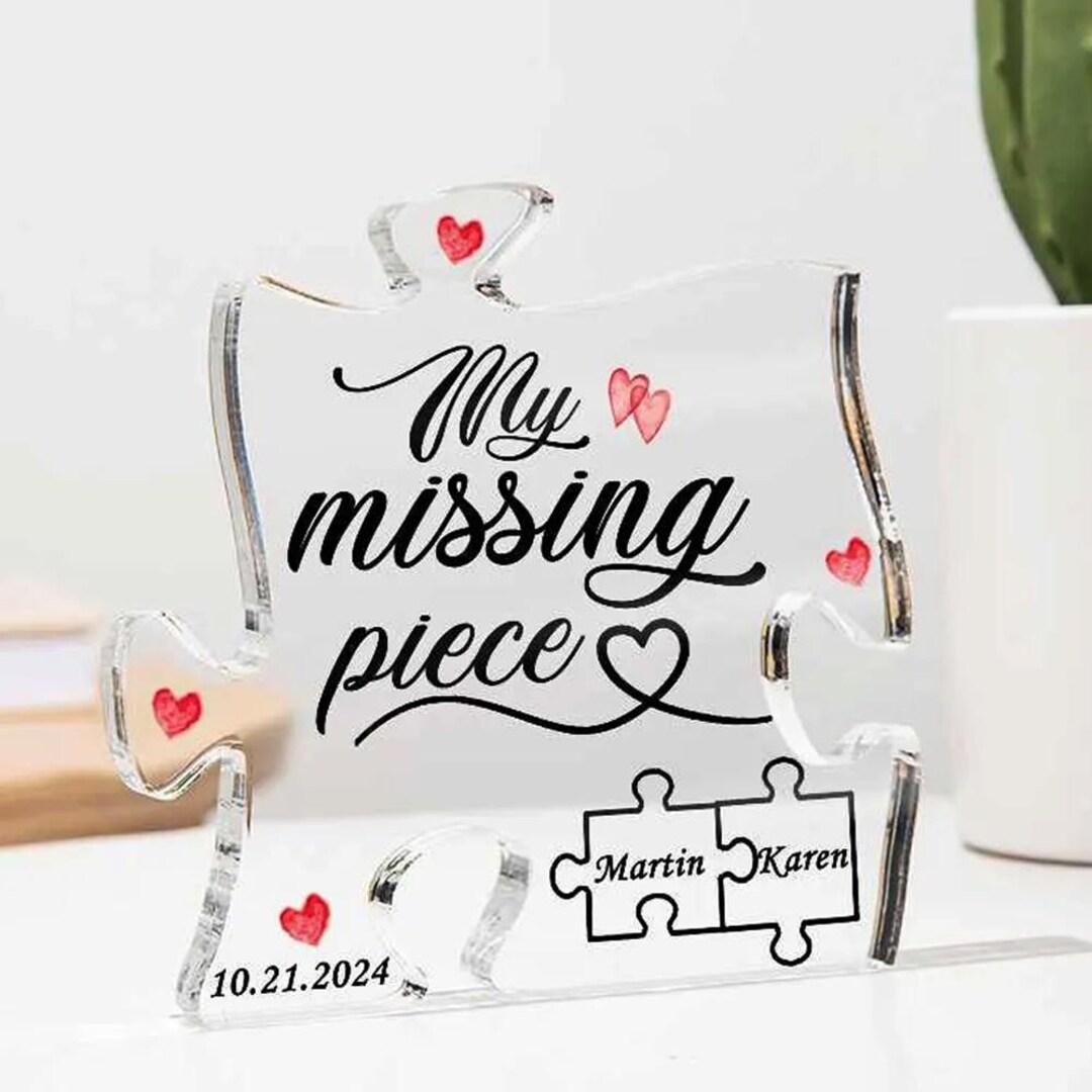 You're My Missing Piece Gifts for Boyfriend, My Missing Piece Sign ...