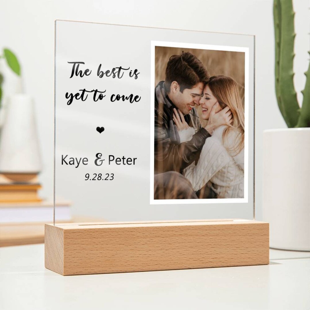 Personalized Engagement Gift - Gift for Fiance - New Bride Gift - New ...