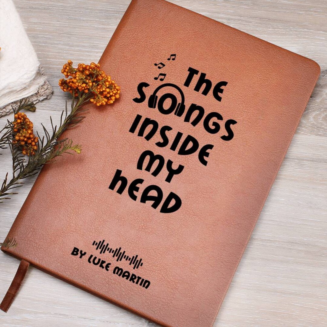 Personalized Music Journal, Custom Songwriting Notebook, Engraved ...