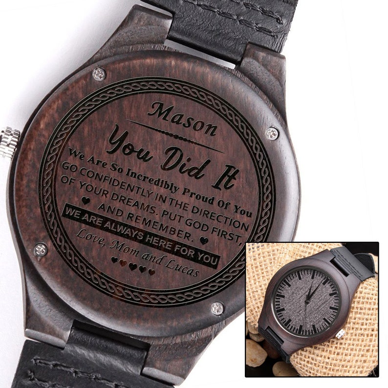 Graduation Watch, Son Graduation Gift, High School Graduation, 2024 ...