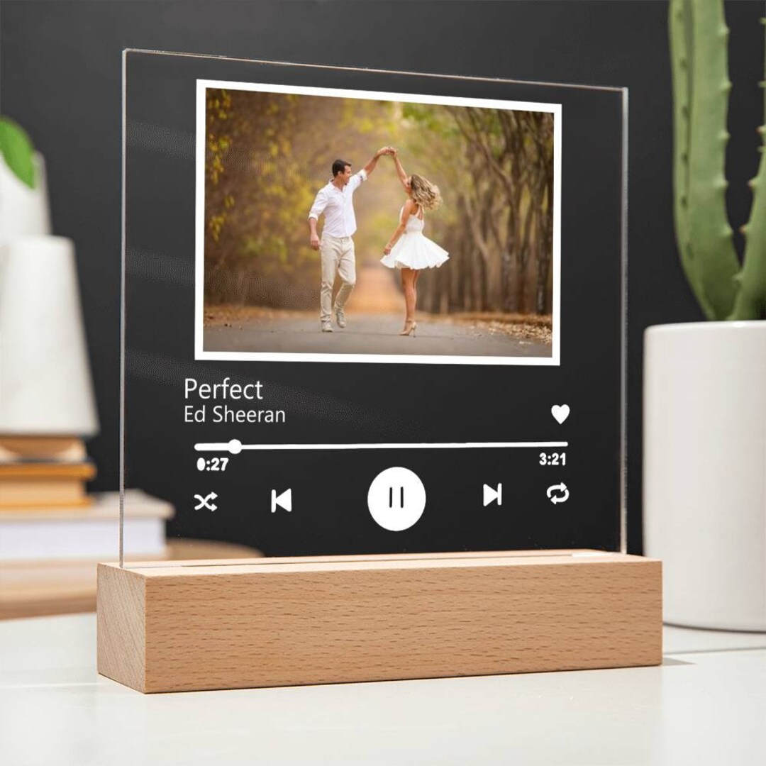 Custom Acrylic Song Plaque Wedding Gift for Couple Song - Etsy
