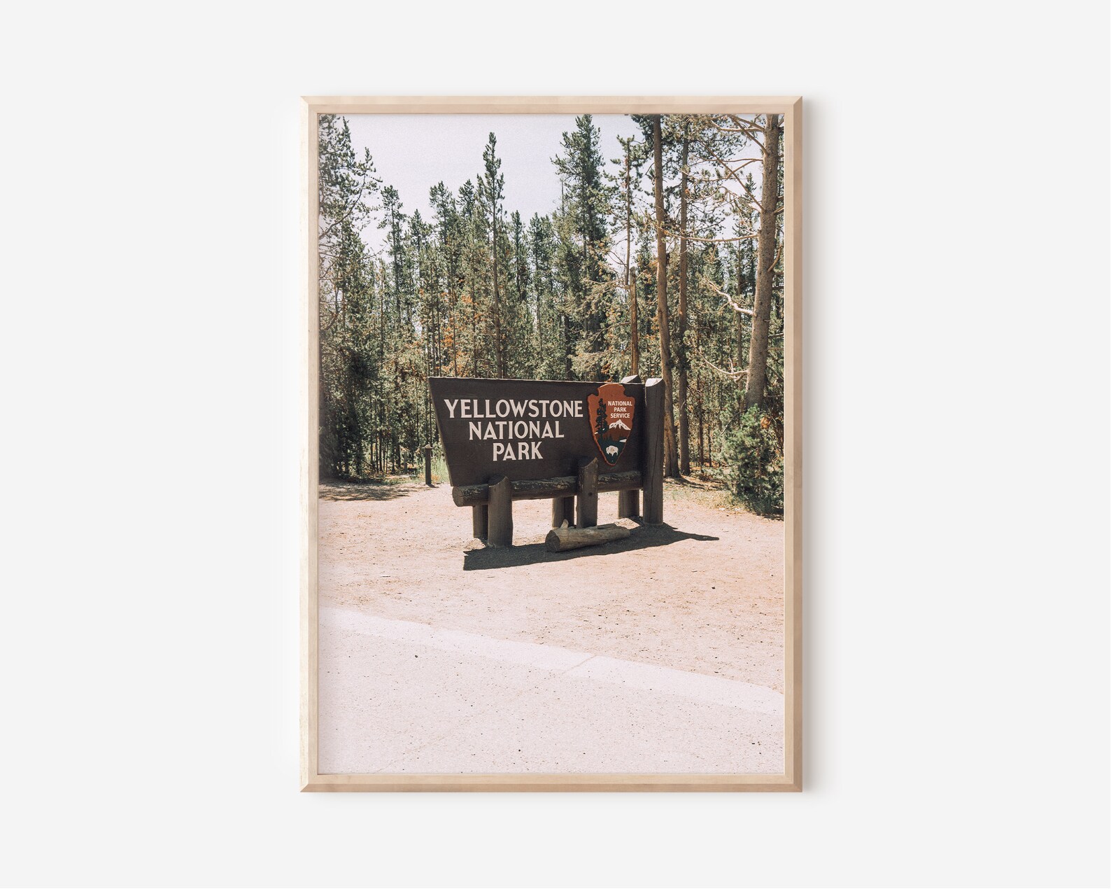 Yellowstone National Park Wall Art | Wyoming Digital Print | Landscape ...