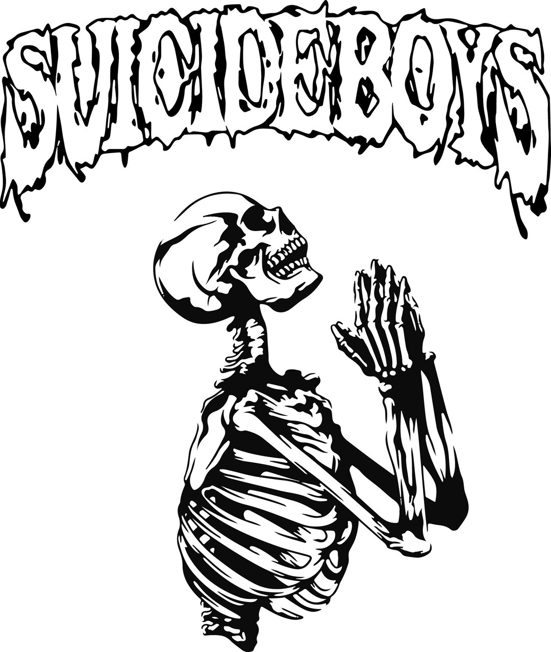 Suicideboys Skeleton Svg File Custom T Shirt Design Digital Download