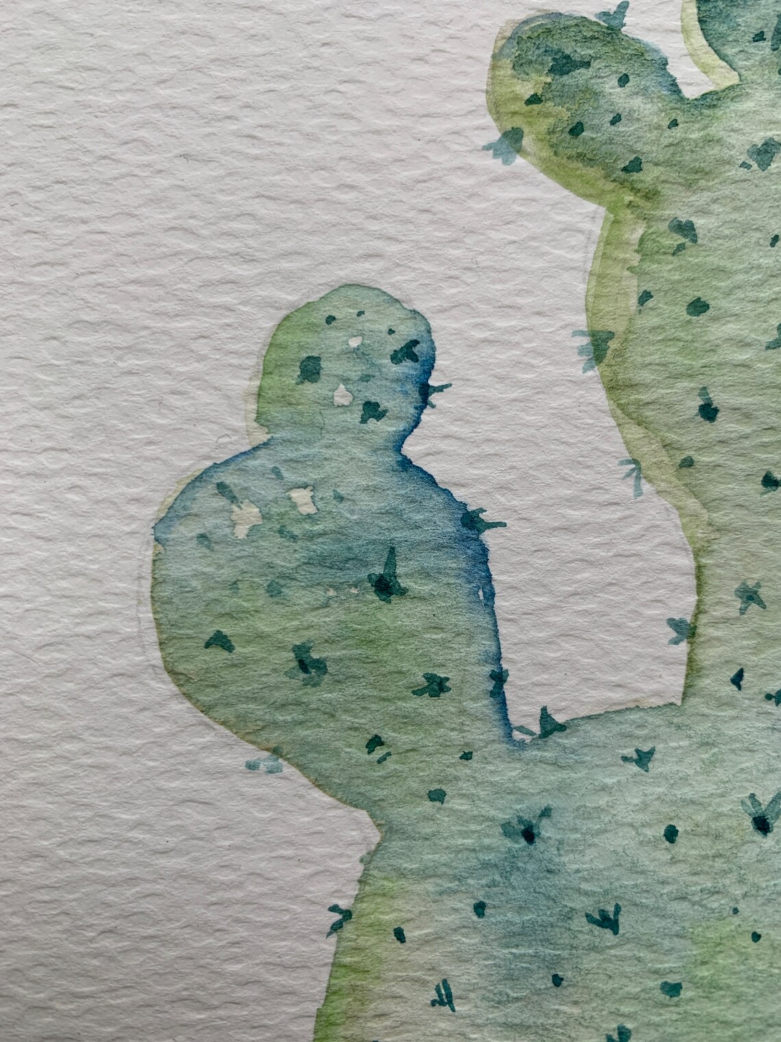 Cactus Original Watercolour Painting Set of 3 - Etsy