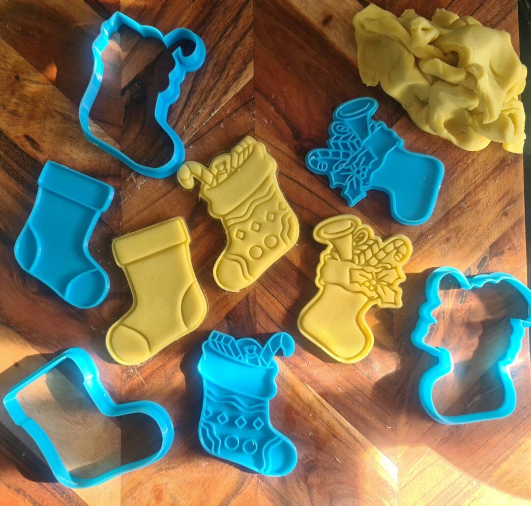 Christmas Stocking Cookie Cutter and Stamp 3D Printed - Etsy